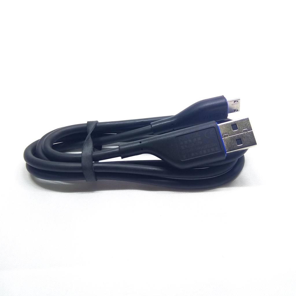 Jual KABEL DATA NOKIA MICRO USB KABEL CHARGER NOKIA CA-179 ORIGINAL ...