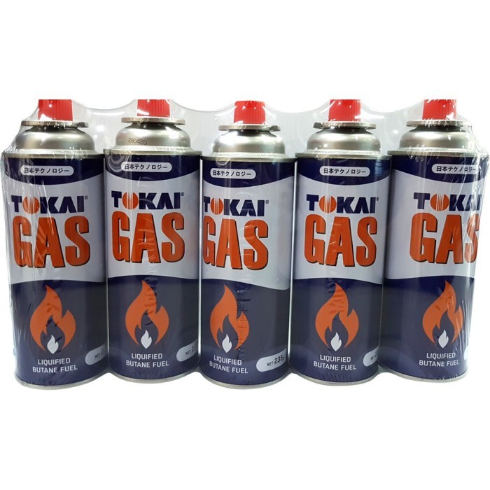 Jual Gas Kaleng Portable / Tabung Gas MIni Tokai 235gr Ori | Shopee ...