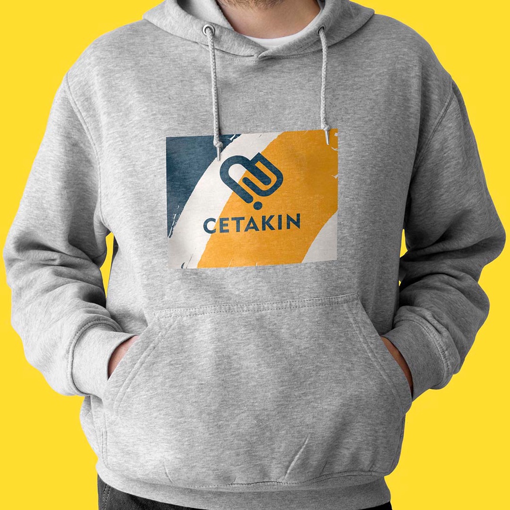 Jual Sweater Hoodie Sablon Custom Satuan ( Bahan Flecee 280 gr ...
