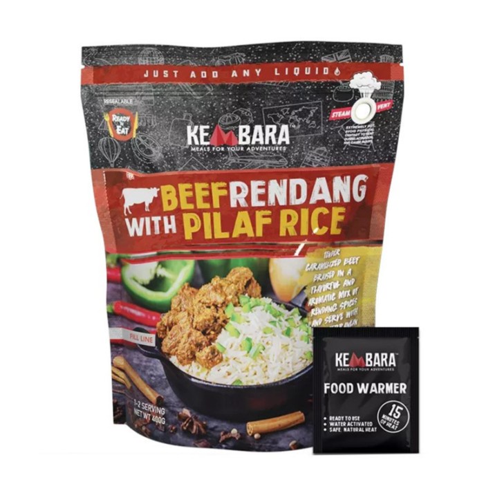 Jual ⭐BISA COD⭐ Makanan Instant Kembara Food Meal Beef Rendang With ...