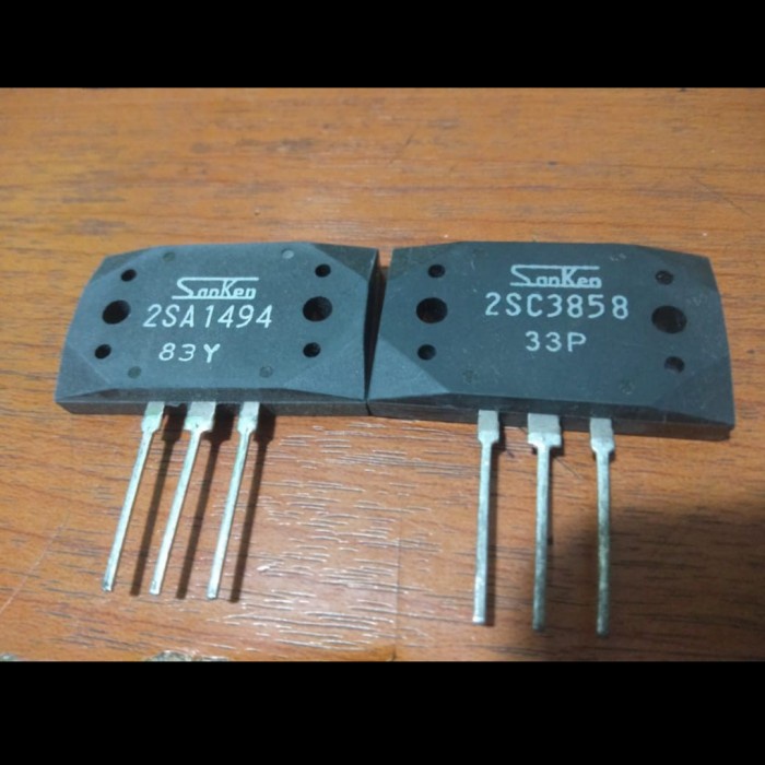 Jual Transistor Sanken 2SA1494 2SC3858 asli original 100% dwi3l ...