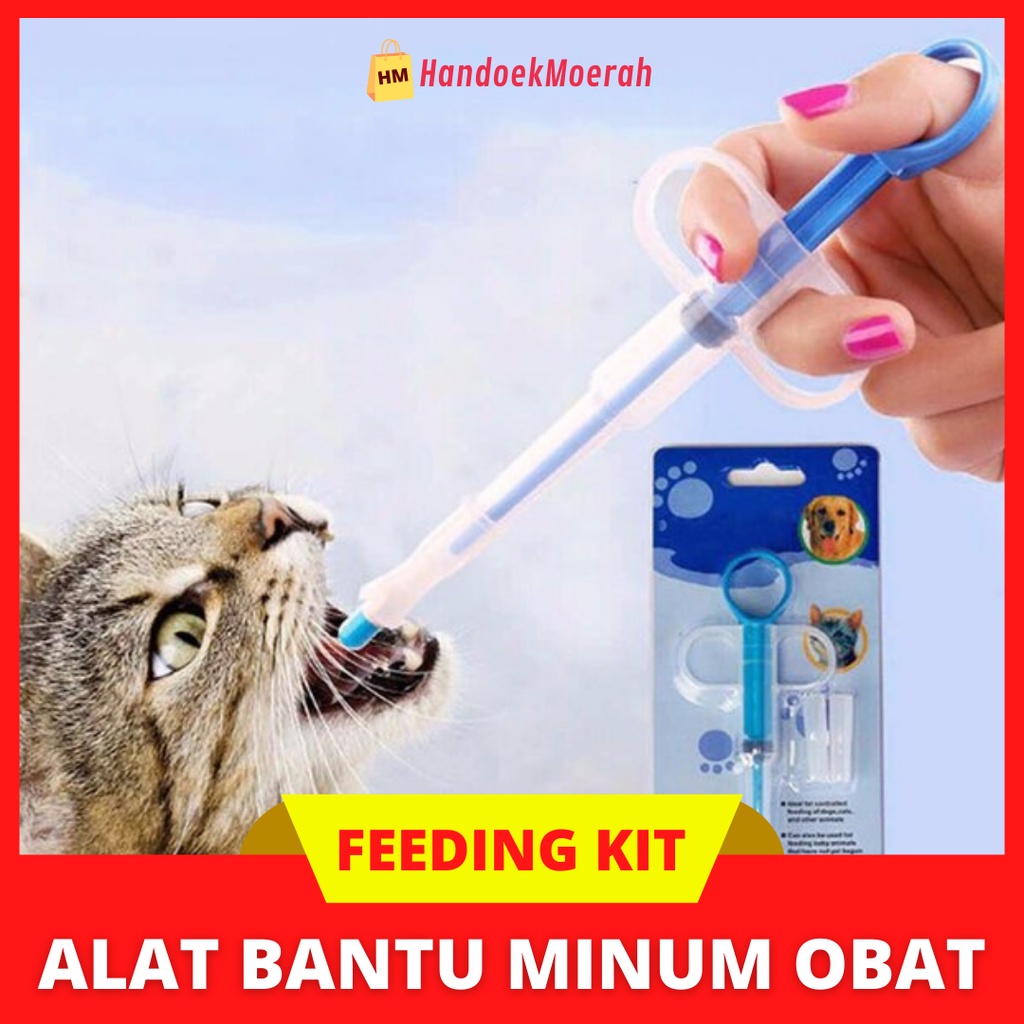 Jual Feeding KIt Kucing & Anjing / Pelontar PIL / Alat Bantu Minum Obat ...