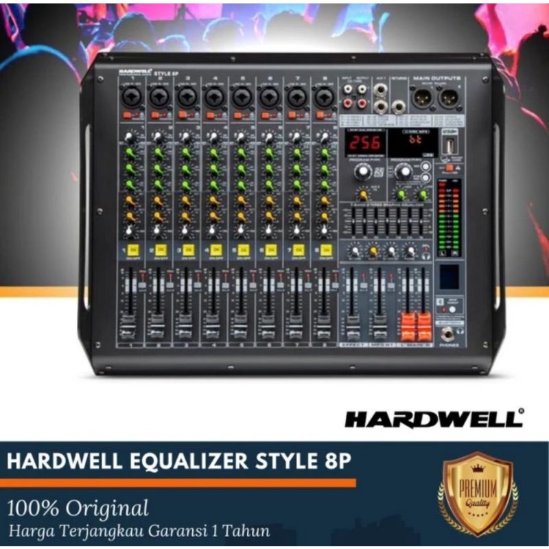 Jual Power Mixer HARDWELL STYLE 8P | Shopee Indonesia