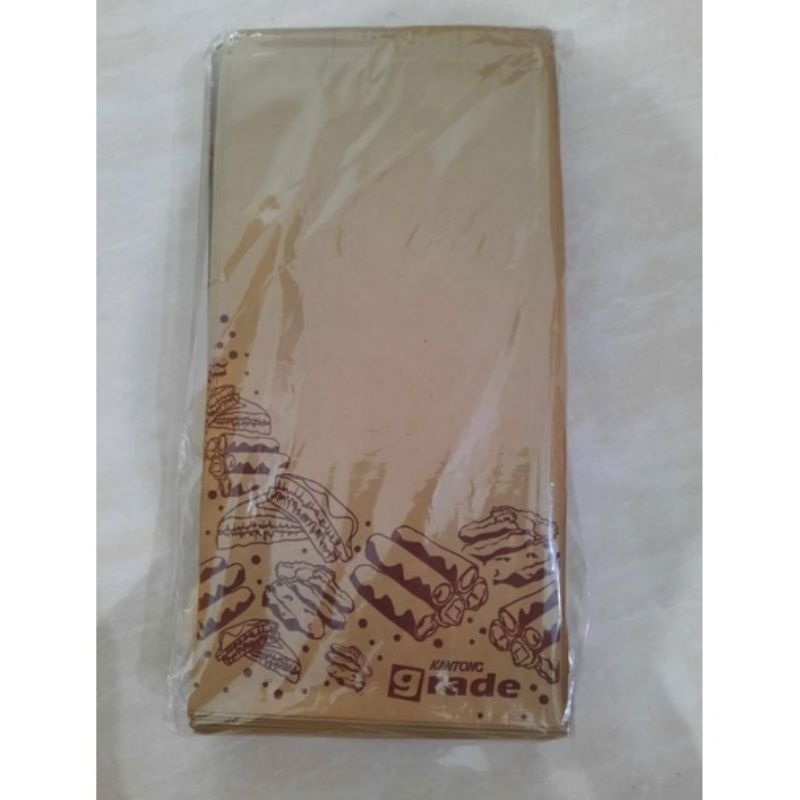 Jual [isi 100] paper bag grade kantong kertas 13x8x25 cm / paper bag ...