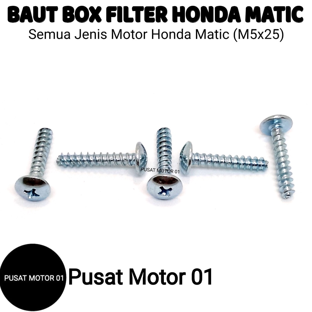 Jual Baut Box Filter Honda Motor Honda Matic M5x25 Baut Box Semua Jenis ...