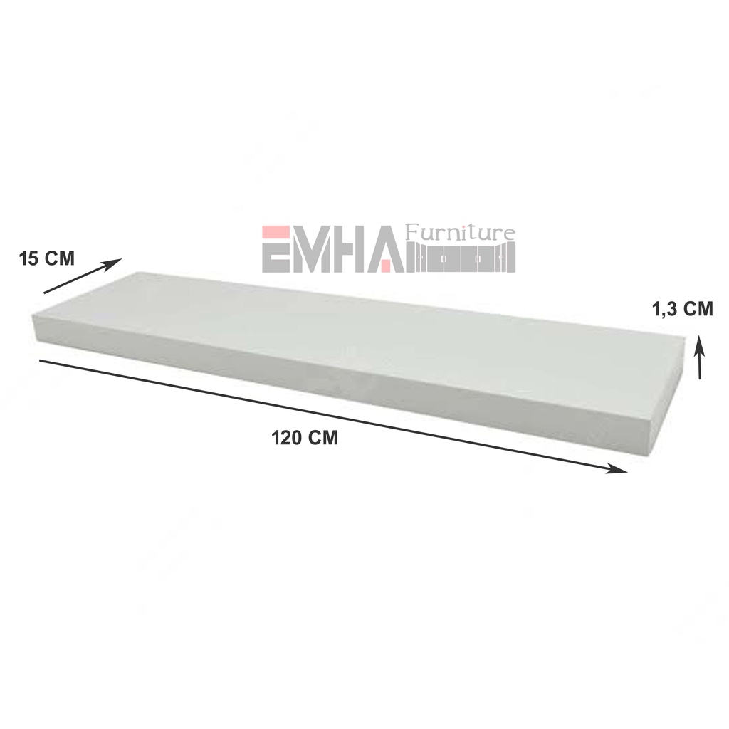 Jual AMBALAN LEBAR 15 CM (P 120&100&80)/RAK GANTUNG/RAK STB/RAK DINDING ...