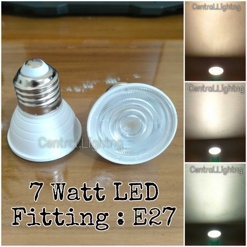 Jual LED Spot E27 Ulir 7 Watt / Lampu Sorot LED Mangkok E27 Ulir ☆ E27 ...