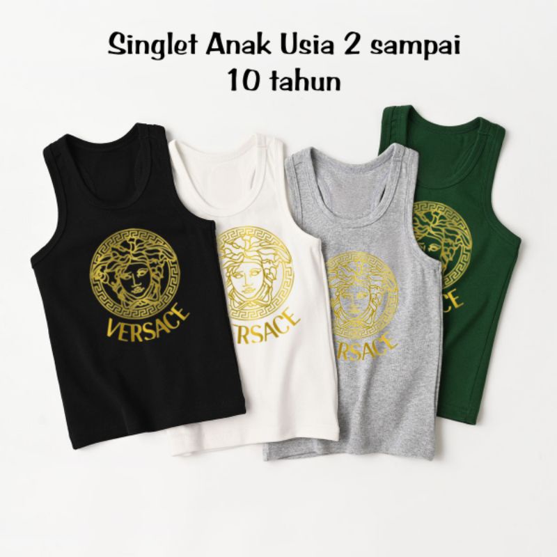 Jual Singlet Anak Laki Dan Perempuan Umur 2 sampai 10 Tahun Vercac3 ...
