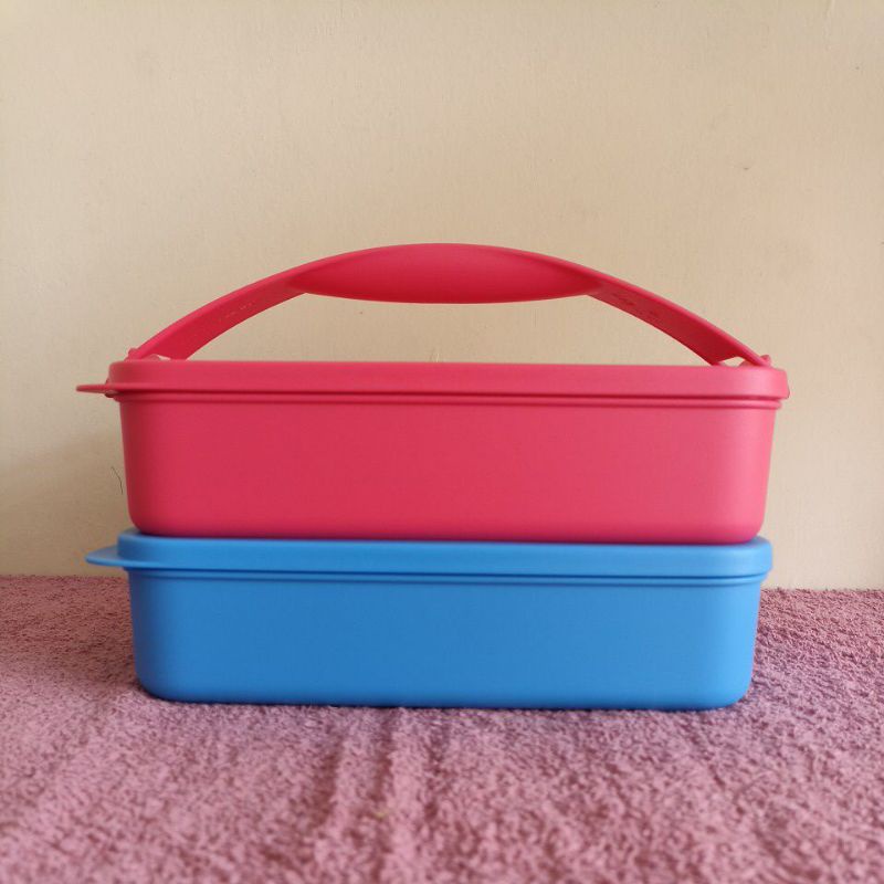 Jual RANTANG TUPPERWARE CLICK TO GO 900ML | Shopee Indonesia