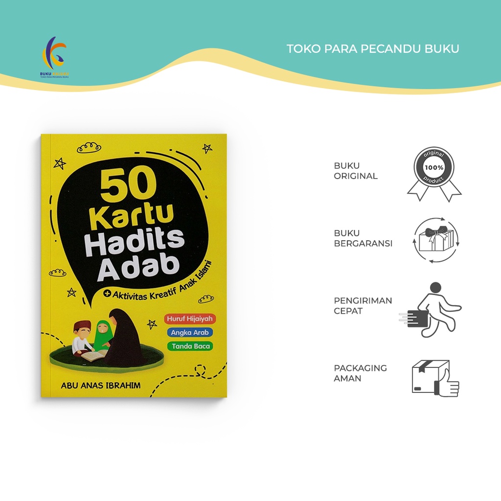Jual Buku Referensi - 50 Kartu Hadits Adab - Abu Anas Ibrahim | Shopee ...