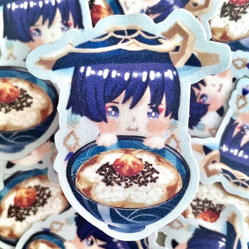 Jual Genshin Impact Glitter Sticker Scaramouche Wanderer Special Dish ...