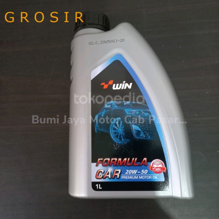 Jual GROSIR : OLI MESIN BENSIN SJ 20W-50 1 LITER MERK WIN | Shopee Indonesia