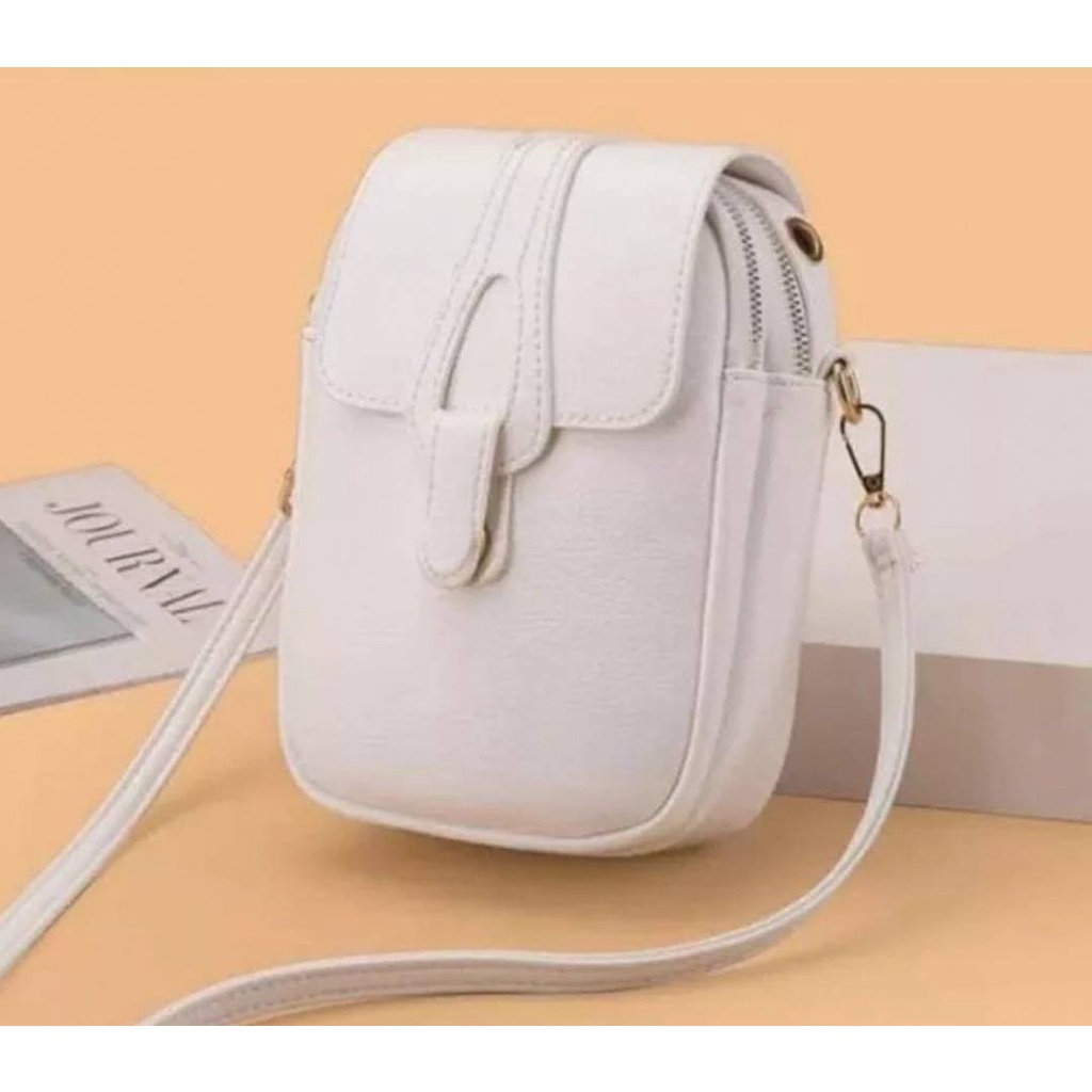 Jual tas hp wanita / tas selempang mini wanita / tas selempang kulit ...
