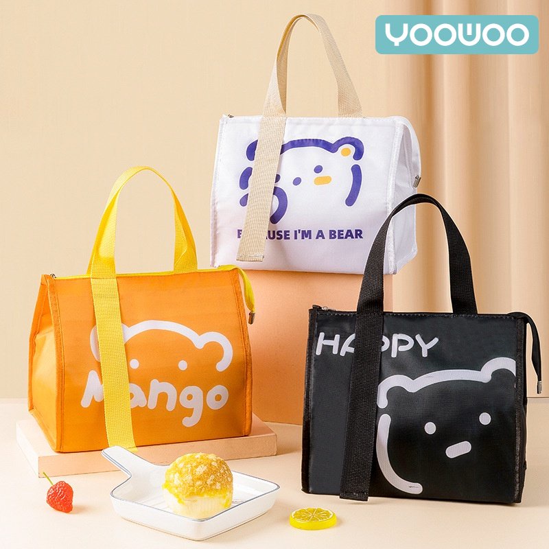 Jual YooWoo Lunch bag / tas bekal / coolerbag / Tas bekal jinjing / tas ...