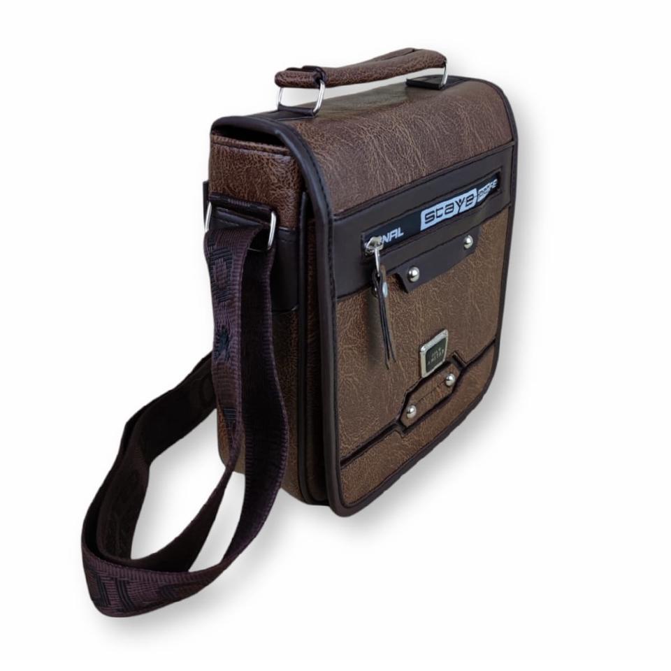 Jual GoGo Order Tas Selempang Pria 9" INCHi Bahan Kulit PU Leather ...