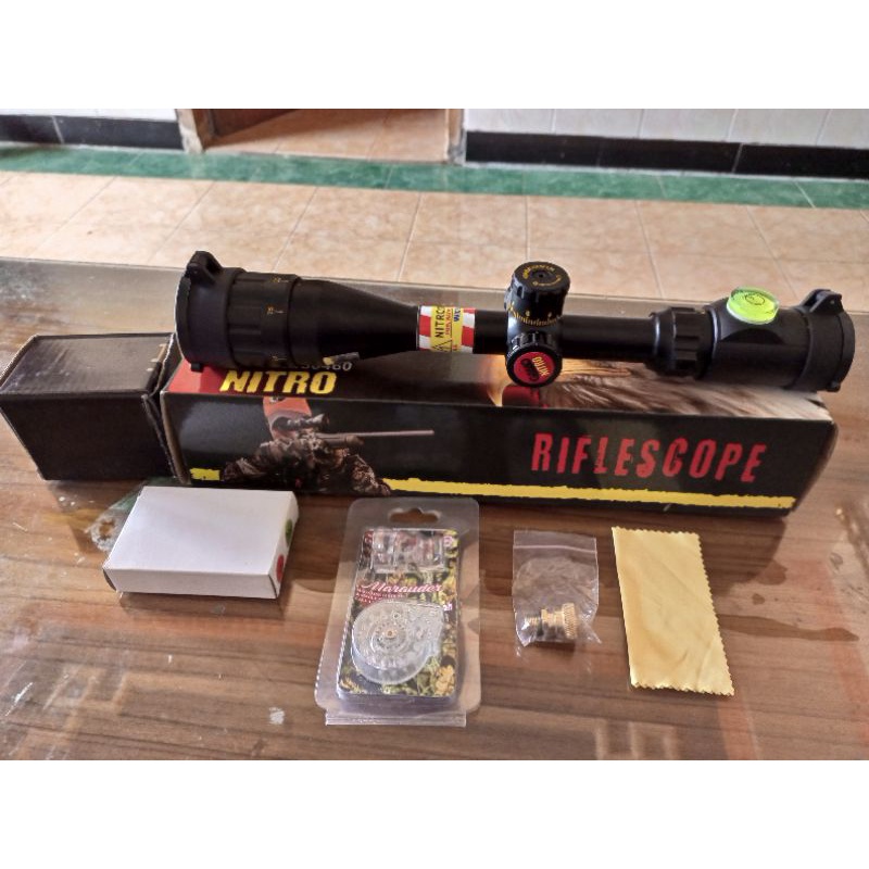 Jual TELESKOP TELESCOP RIFLESCOP 4-16X44 AOE RIFLESCOPE SCOPE TELE SKOP ...