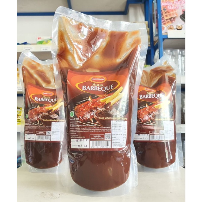Jual Saus BBQ 1Kg Prima Agung / Saus Pasta BBQ 1Kg / Barbeque Dressing 1Kg | Shopee Indonesia