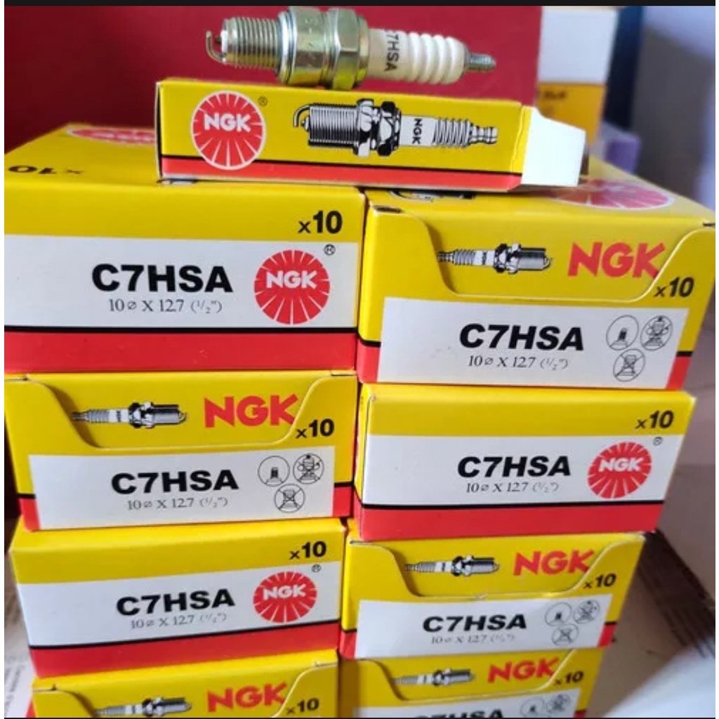 Jual busi honda c7hsa sesuai untuk motor bebek supra revo jupiter z ...