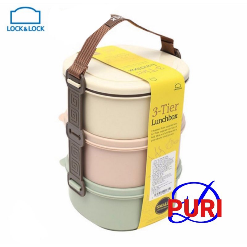 Jual LocknLock Lunch Box Rantang Lock & Lock 3-Tier Lock n Lock 3 Susun ...