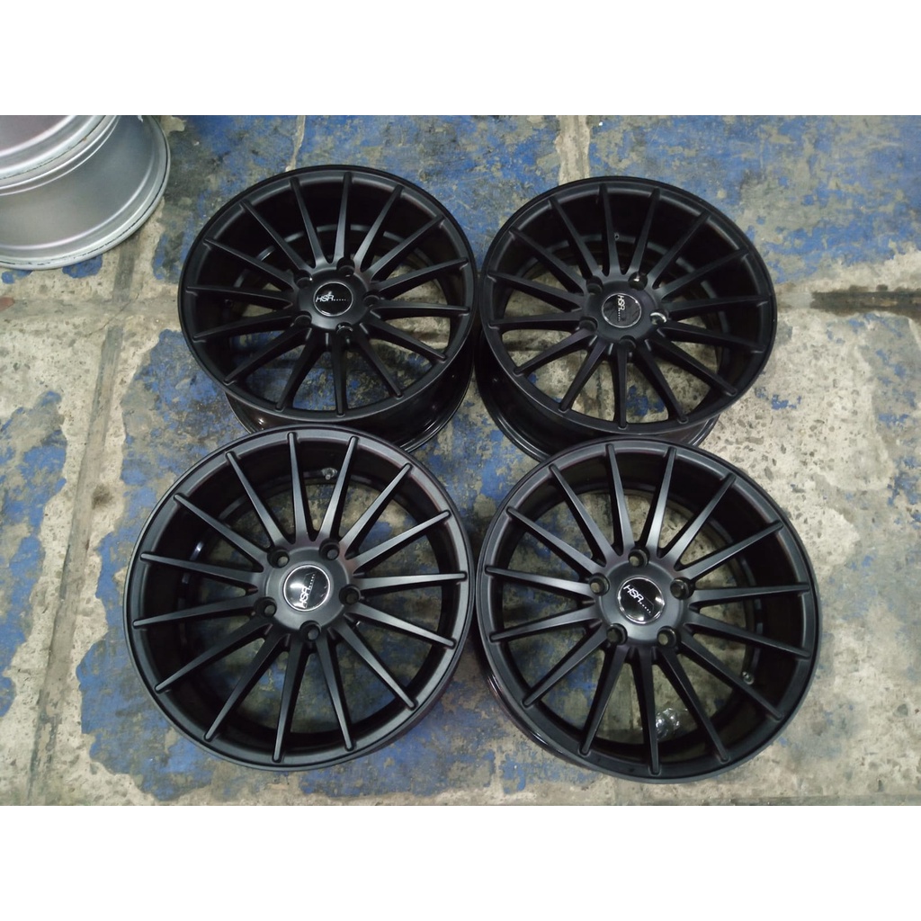 Jual velg mobil bekas racing hsr ring 16 pcd 5x114 innova rush terios ertiga alphard xpander ...