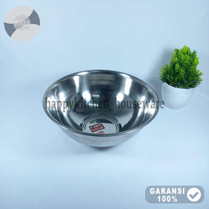 Jual Happykitchen Baskom Stainless Steel Tebal Baskom Stenlis Tinggi ...