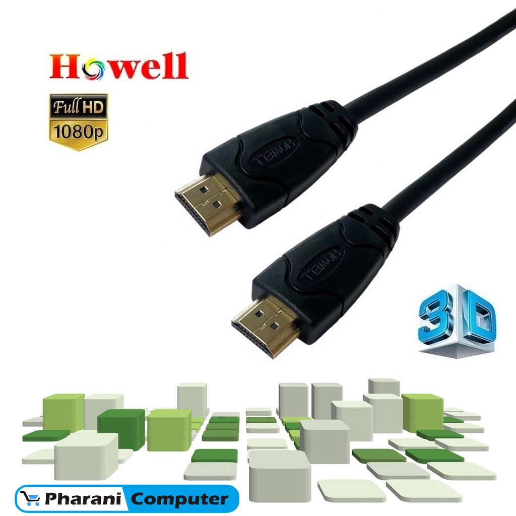 Jual Kabel Hdmi To Hdmi Merk Howell Original semarang | Shopee Indonesia