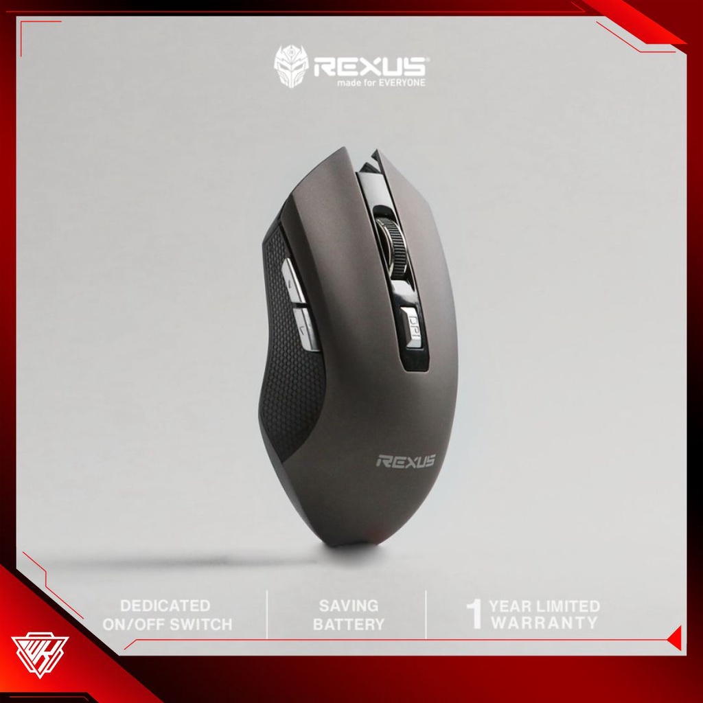 Jual Rexus Mouse Wireless Gaming Avenger 110 / RX110 - hitam | Shopee ...