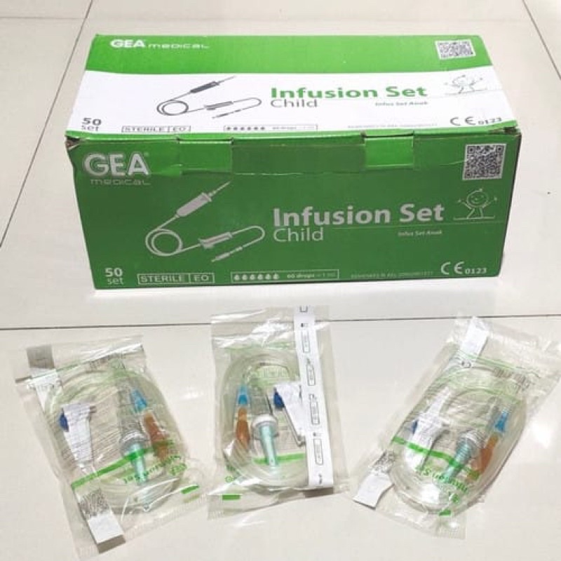 Jual Infuset Gea Anak / Infusion set Gea Anak ( pcs ) | Shopee Indonesia