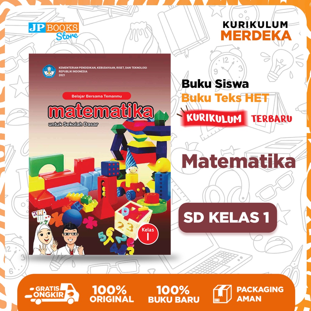 Jual JP Books – Buku Siswa Teks Het Kurmer Sekolah Matematika Sd Kelas 1 - Kurikulum Merdeka ...