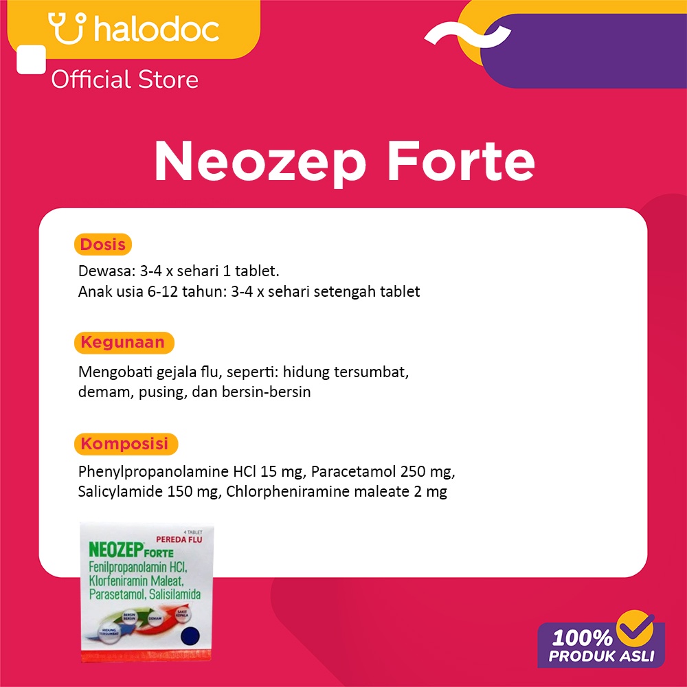 Jual Neozep Forte 4 Tablet | Shopee Indonesia