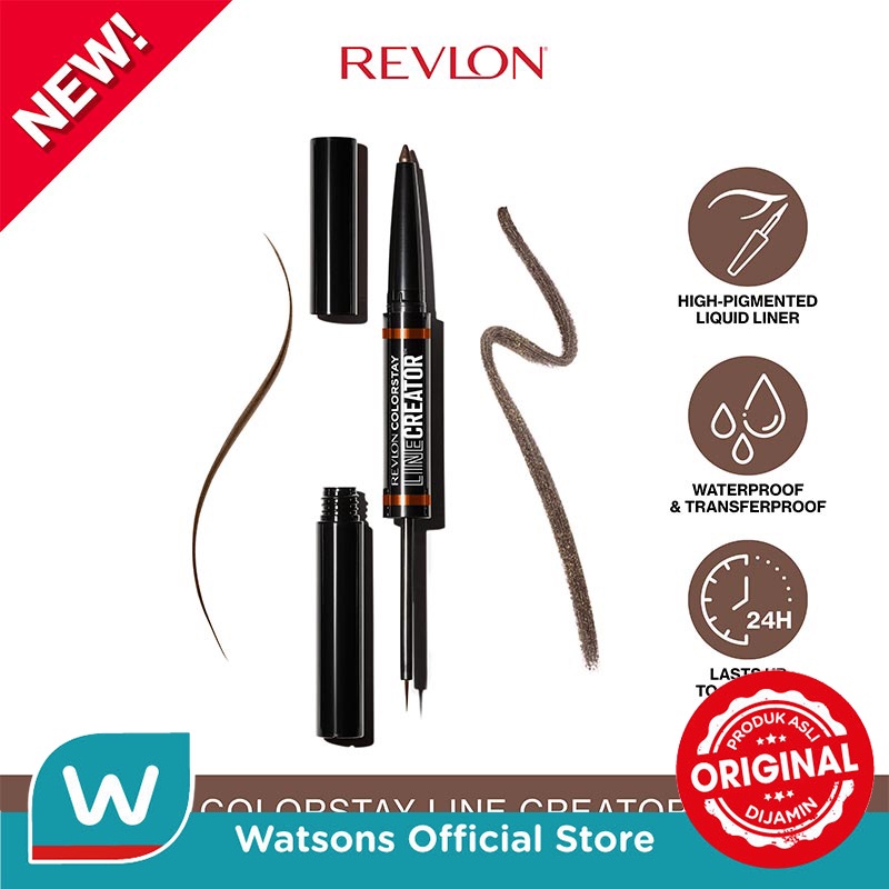 Jual Revlon ColorStay Line Creator Double Ended Eyeliner - Leathercraft ...
