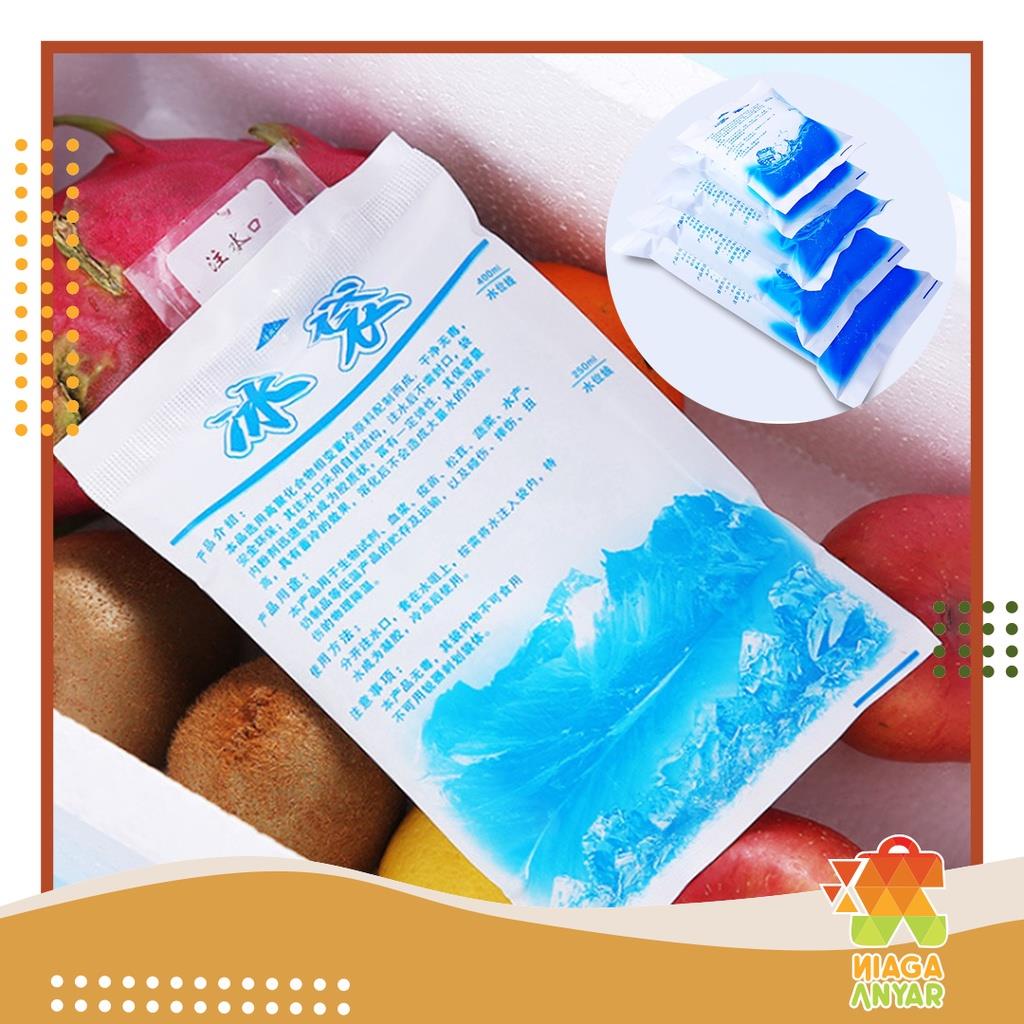 Jual NAS Ice Gel Pack 400 Ml / Ice Jell Jelly Blue Ice Pendingin Dry Es ...