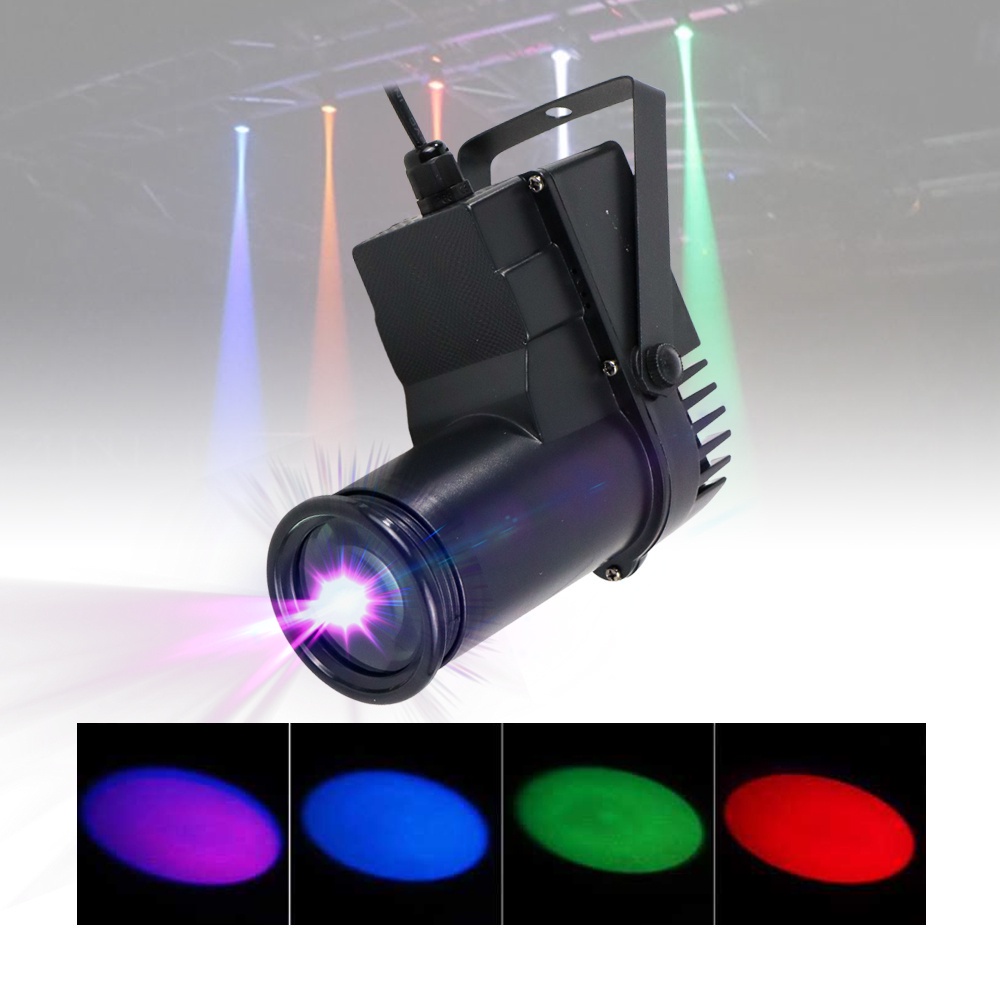 Jual Lampu Sorot Panggung RGB LED Beam Spotlight DJ Disco Party 10W ...