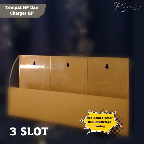 Jual Tempat Hp Dinding Acrylic Holder Hp Dinding Tempat Penyimpan Hp ...