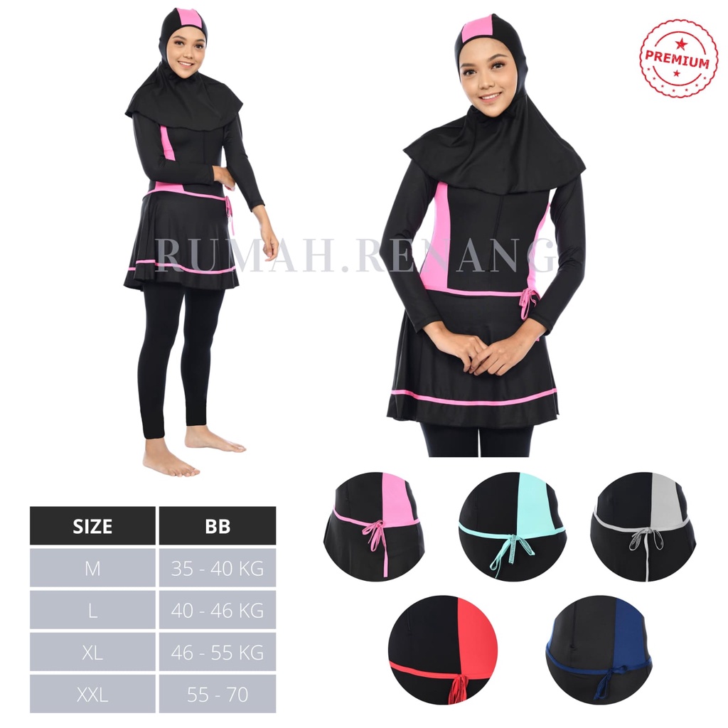 Jual Baju Renang Muslim Dewasa ( RMD 07) | Shopee Indonesia