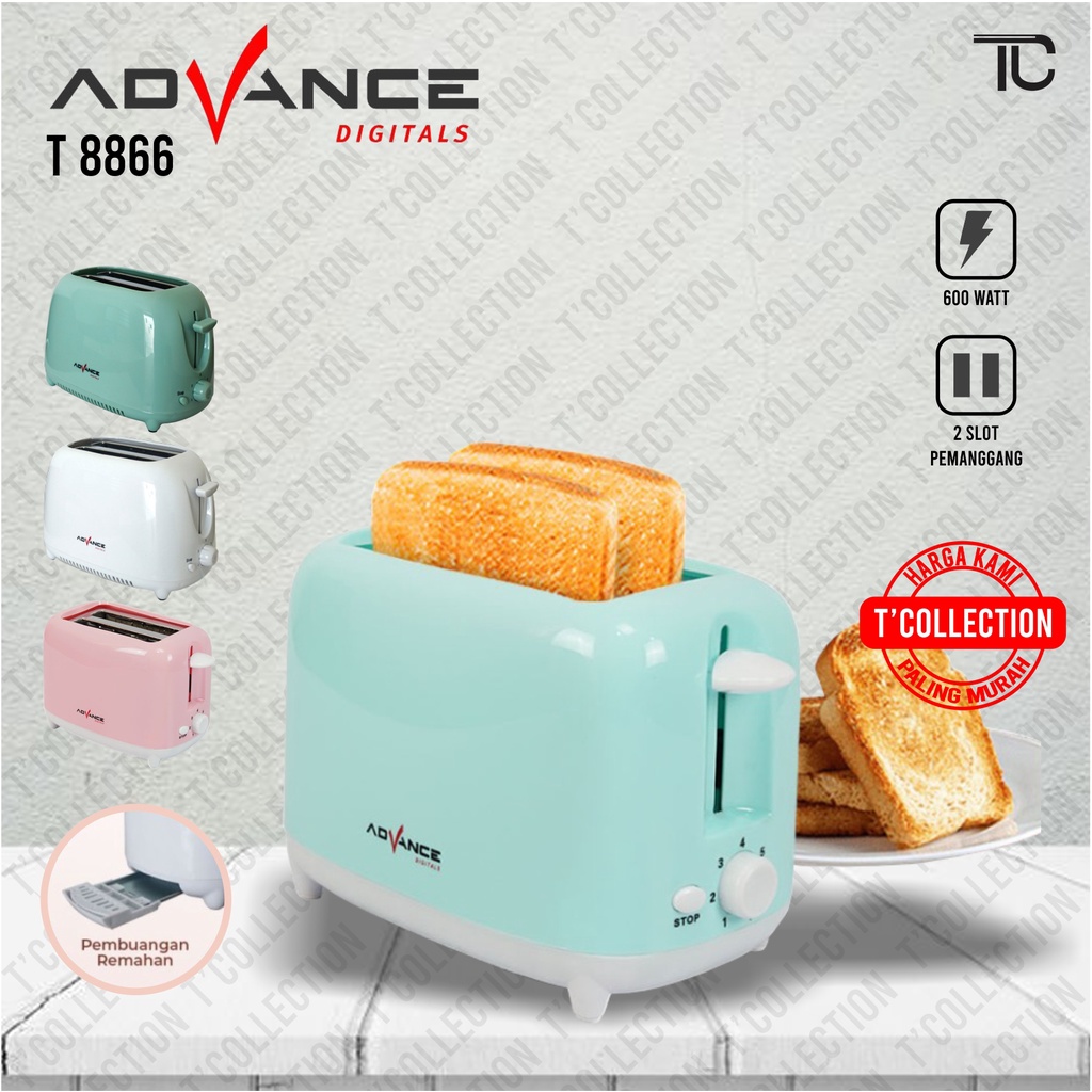 Jual PEMANGGANG ROTI T8866 ADVANCE. TOASTER ADVANCE T-8866 | Shopee ...
