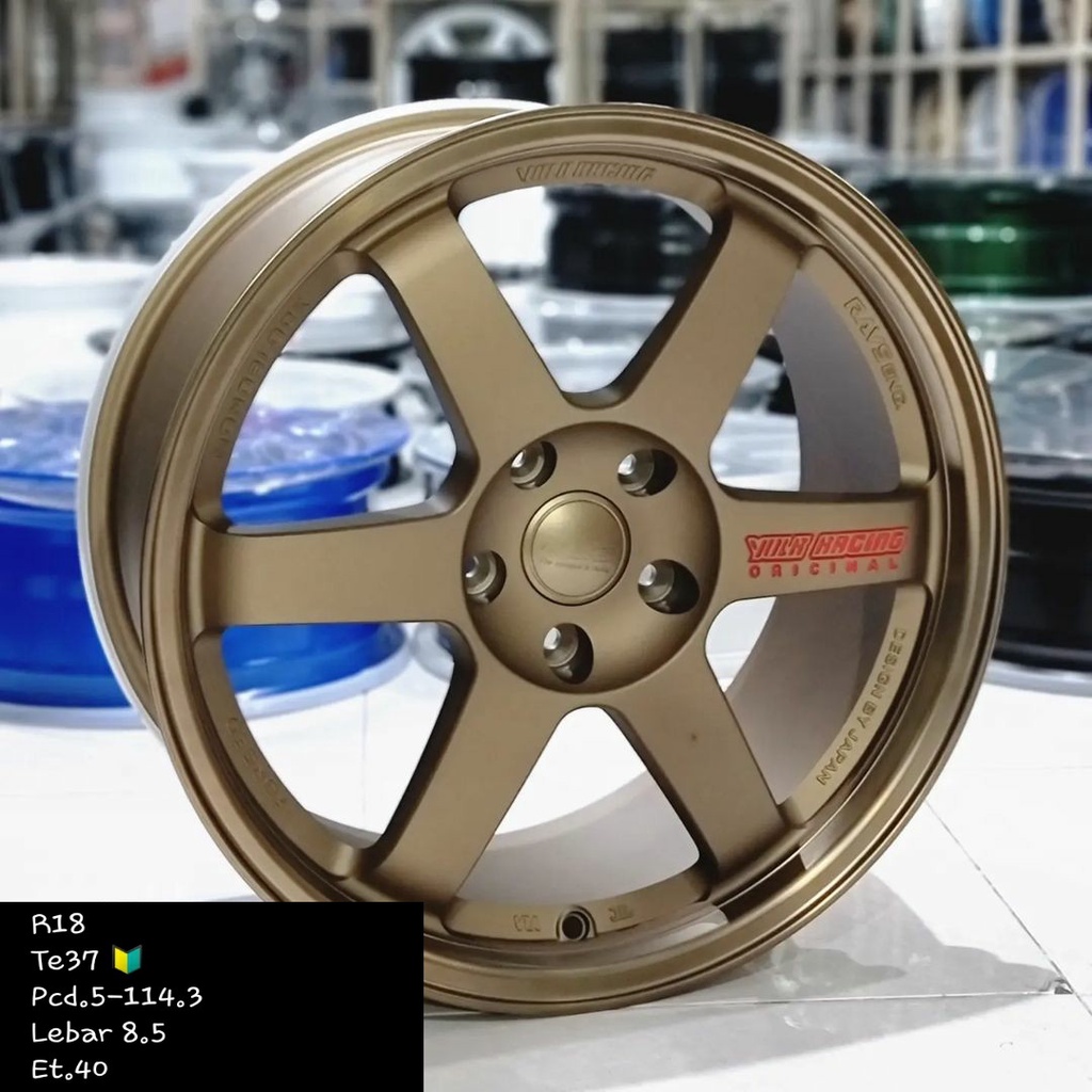 Jual velg mobil ring 18 te37 r18 lebar 8,5 et40 terios innova civic creta | Shopee Indonesia