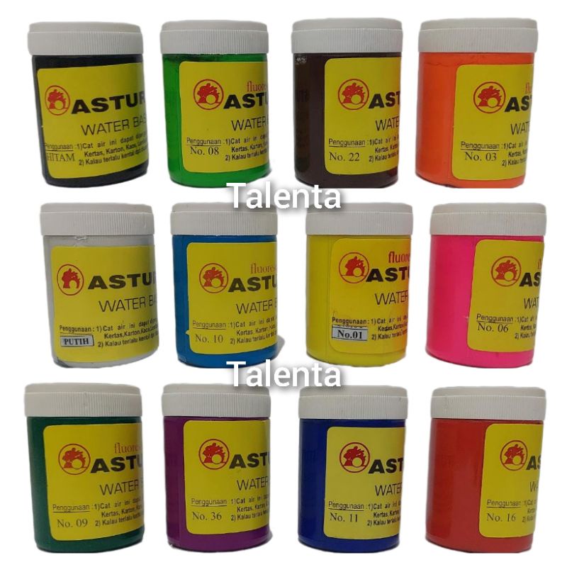 Jual Cat Poster Asturo Water Base 100cc | Shopee Indonesia