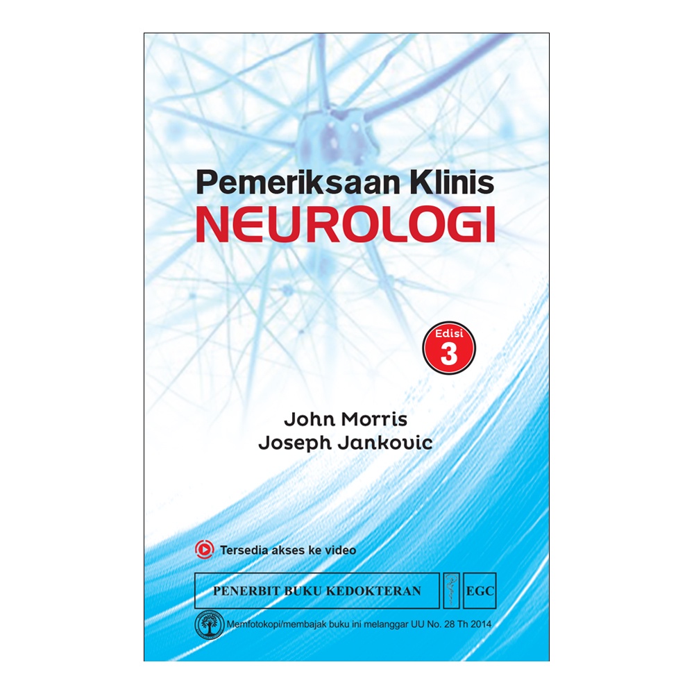 Jual Pemeriksaan Klinis Neurologi Edisi 3 John Morris & Joseph Jankovic ...