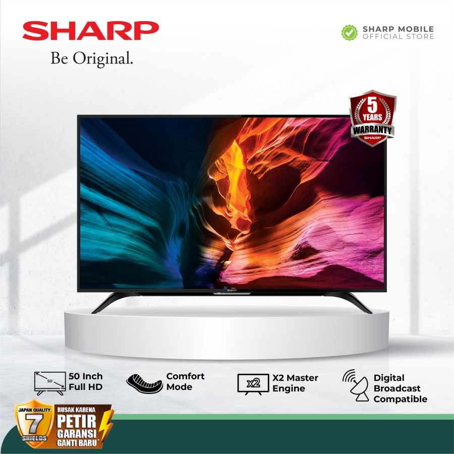 Jual SHARP 50 Inch TV LED 2T-C50AD1i | Shopee Indonesia