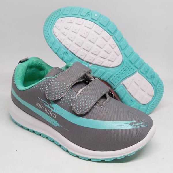 Jual FIURI - Ando ORIGINAL - LINDSEY PEREKAT KIDS 29-32 ABU TOSCA - Sepatu Kets Anak Perempuan ...