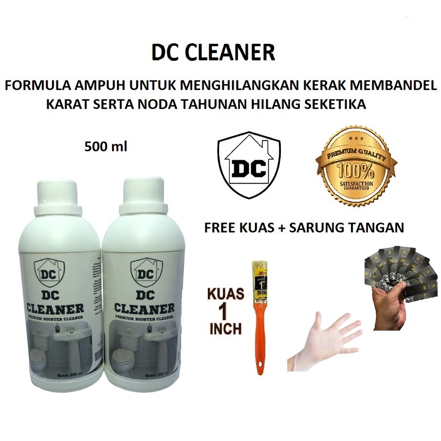 Jual PEMBERSIH KERAK DC-CLEANER 500ML 2 BOTOL # BONUS EMAS # PEMBERSIH ...