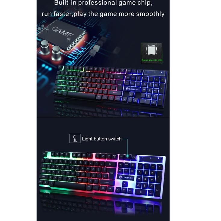 Jual First Order Set Keyboard Gaming + Free Mouse Gaming LED RGB ...