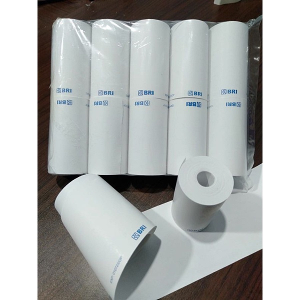 Jual KERTAS THERMAL LOGO BRI 58/57X30 cocok untuk semua jenis printer ...