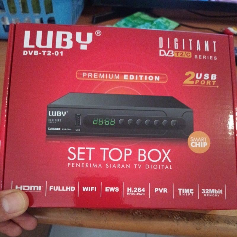 Jual set top box luby DVB T2 01 | Shopee Indonesia