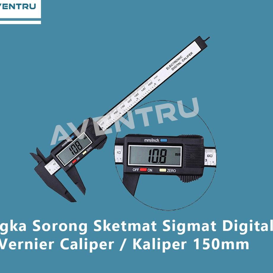 Jual Limited! Jangka Sorong Sketmat Sigmat Digital Vernier Caliper / Kaliper 150mm - Battery 옷 ...
