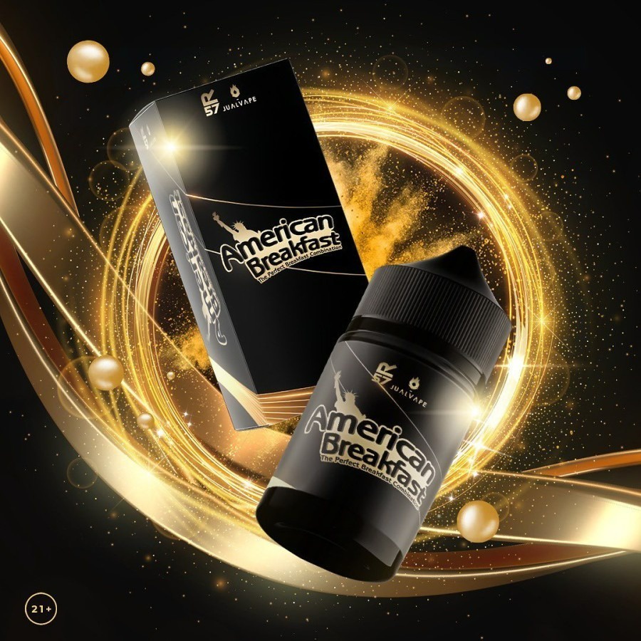 Jual AMERICAN BREAKFAST PREMIUM BLEND 60ML NEW LIQUID FREEBASE ORIGINAL ...