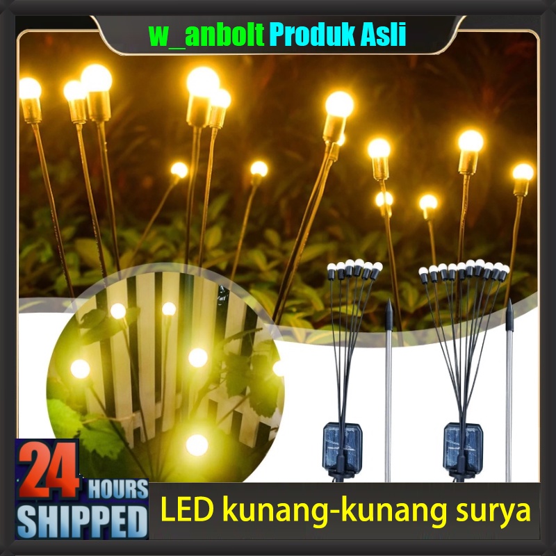 Jual W_Anbolt Surya Lampu LED Cahaya Kunang-Kunang Surya Dekorasi Taman ...