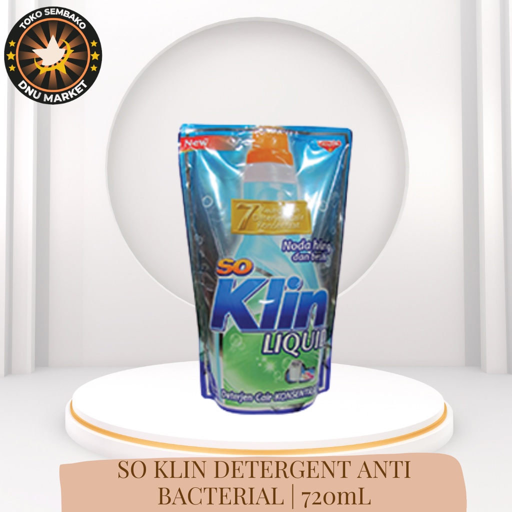 Jual SO KLIN DETERGENT CAIR 720mL | Shopee Indonesia