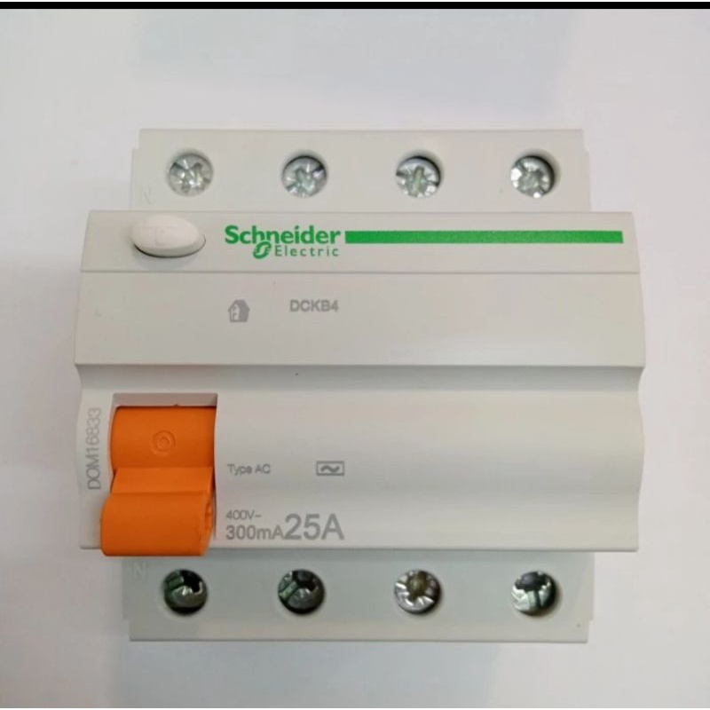 Jual ELCB/RCCB SCHNEIDER DOMAE 4P 25A 300mA | Shopee Indonesia